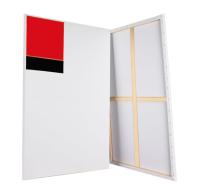 China Custom Size 280g Cotton Stretched Canvas with Acid Free Acrylic Priming for Oil Painting for sale