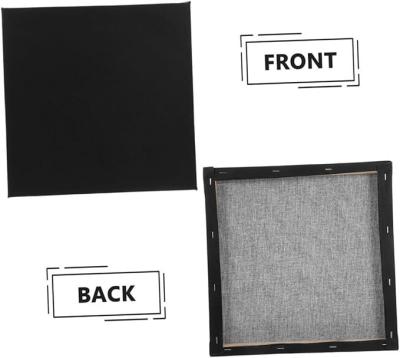 China 100% Cotton Heavy-Weight Stretched Canvas Board with Triple Primed Gesso for Painting and Acrylic Pouring for sale