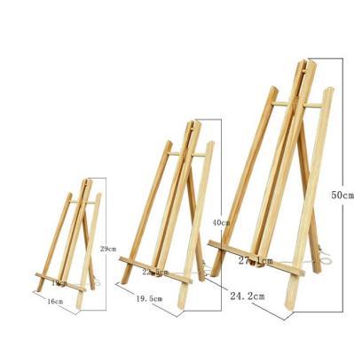 China Wholesale Painting Artwork Display Wooden Easel Stand Tabletop Mini Wooden Easel for sale