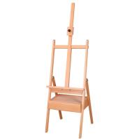 China Hot Sale Art Supplies Easels Beech Wood Desktop Display Stand Wooden Easel Table Standing Folding Easel for Painting for sale