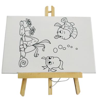 China Wholesale Painting Artwork Display Wooden  Easel Stand Tabletop Mini Artist Easel for sale