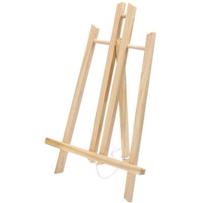 China 30CM 40CM 50CM Desktop Triangular Easel Wooden Adjustable Portable Kids Easel Art Painting Easel Display Stand Art Supplies for sale