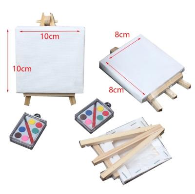 China Professional Mini Cotton Pre-printed Stretched Canvas Oil Canvas DIY Painting and Acrylic Paint  for Kids Canvas Paint for sale