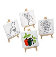 China DIY Hand Painted 280g Pure Cotton 30*40cm Stretched Artist Oil Painting Canvas Frame for Acrylic Painting Canvas for sale