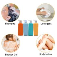 China Factory Price Custom 500ml HDPE Soft Touch Plastic Hair Shampoo Lotion Body Wash Bottles Shower Gel Bottles with Pump Dispenser for sale