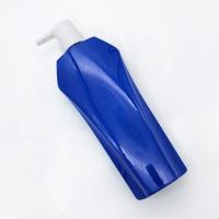 China Factory Custom Shampoo Hair Conditioner Bottles 600ml PET Plastic Lotion Shower Gel Body Wash Bottles with Pump Dispenser for sale
