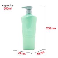 China Free Sample 600ml Custom Shower Gel Body Wash Packaging PET Plastic Hair Shampoo Conditioner Lotion Bottles with Pump Sprayer for sale