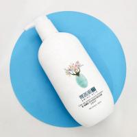 China Hot Selling 400ml Eco Friendly Plastic HDPE Empty Shampoo Oval Shape Bottles Body Wash Shower Gel Lotion Bottle with Lotion Pump for sale
