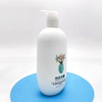 China Hot Selling 400ml Eco Friendly Plastic HDPE Empty Shampoo Oval Shape Bottles Body Wash Shower Gel Lotion Bottle with Lotion Pump for sale