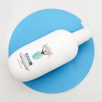 China Hot Selling 400ml Eco Friendly Plastic HDPE Empty Shampoo Oval Shape Bottles Body Wash Shower Gel Lotion Bottle with Lotion Pump for sale