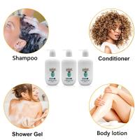 China Hot Selling 400ml Eco Friendly Plastic HDPE Empty Shampoo Oval Shape Bottles Body Wash Shower Gel Lotion Bottle with Lotion Pump for sale