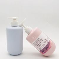 China Hot Selling Fat Round 280ml 330ml 400ml Plastic Bottle HDPE Soft Touch Custom Cosmetic Packaging Shampoo Body Wash Lotion Bottle for sale