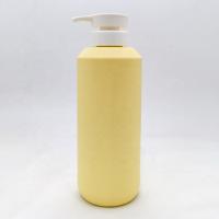 China Hot Selling 750ml Custom Plastic Shampoo Shower Gel Body Wash Bottle Round HDPE Soft Touch Hair Conditioner Lotion Pump Bottles for sale