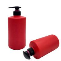China Custom Refillable 750ml Empty Cylinder Shower Gel HDPE Soft Touch Plastic Bottles Hand Wash Hair Shampoo Lotion Pump Bottles for sale