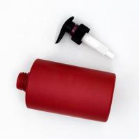 China Custom Refillable 750ml Empty Cylinder Shower Gel HDPE Soft Touch Plastic Bottles Hand Wash Hair Shampoo Lotion Pump Bottles for sale