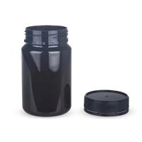 China Custom Cheap Price 200ml 350ml 500ml PET Plastic Packaging Vitamin Supplement Empty Pill Bottles Medical White Capsule Bottles for sale