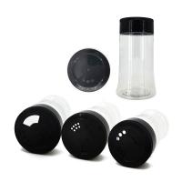 China Free Sample Cheap 280ml Plastic PET Seasoning Bottle Salt Pepper Herb Flavoring Spice Jars with Twist Cap for Kitchen Powder for sale