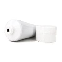 China 50ml 60 ml Flip Top Squeez Bottles Body Cream White Plastic Soft Tube Hand Cream Customized Empty CC Lotion Tube Packaging for sale