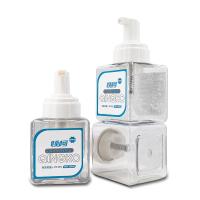 China Free Sample 250ml Empty Custom Plastic Square Hand Sanitizer Foam Cleaning Packaging Hand Wash Liquid Soap Foaming Pump Bottles for sale