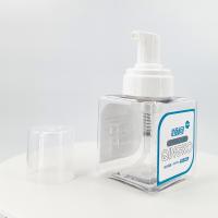 China Free Sample 250ml Empty Custom Plastic Square Hand Sanitizer Foam Cleaning Packaging Hand Wash Liquid Soap Foaming Pump Bottles for sale