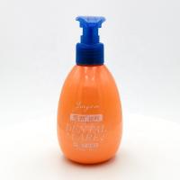 China Free Sample PET 180g Oval Toothpaste Plastic Pump Bottles Hand Wash Gel Sunscreen Body Care Lotion Bottles with Customized Logo for sale