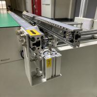 China Automatic Width Adjust Chain Conveyor with 35B Stainless Steel Chain and Built-in Inspection Light for SMT Lines for sale