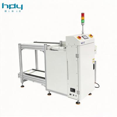 China L-Type PCB Unloader with L450×W330mm Max PCB Size 90W Taiwan-made Brake Motor and Adjustable Platform Pitch for SMT Production Line for sale