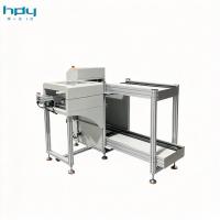 China L-Type PCB Unloader with 0.75M Pushing Conveyor and 90W Taiwan-made Brake Motor for Adjustable Platform Pitch in SMT Assembly Lines for sale