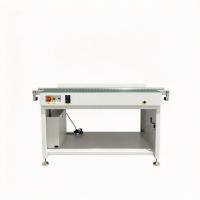 China 1.8M Single Rail Chain PCB Linking Conveyor with 1800mm Rail Length, 10kg Load Capacity, and 50-600mm Width Adjustment for SMT Lines for sale