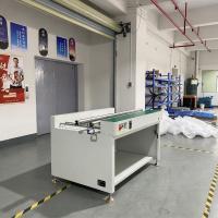 China 1.8M Single Rail Chain PCB Linking Conveyor with 1800mm Rail Length, 10kg Load Capacity, and 50-600mm Width Adjustment for SMT Lines for sale