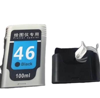 China Custom 100ml HP45 Ink Cartridge Continuous Set Refillable Ink Tank for HP Printers Standard Size for sale