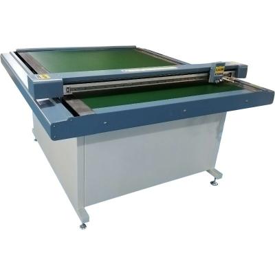 China 1510 Smart CAD Flatbed Pen Drawing Cutter with 1500x1000mm Cutting Scope 1200mm/s Speed and Blue Frame Silver Case Design for sale