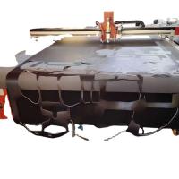 China Blue Frame Silver Case GM3016DK5 CNC Digital Cutter with 3000x1600mm Cutting Scope All Aluminum Countertops and 100-1200mm/s Cutting Speed for sale
