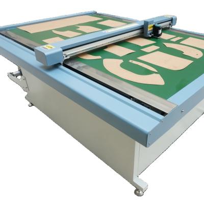 China Automatic Flatbed Cutter Plotter with 1500x900mm Cutting Scope and HP45 Universal Ink for Garment Printing for sale