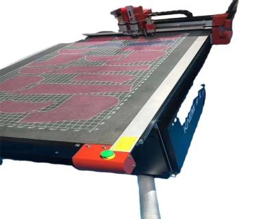 China CNC Digital Cutting Machine with 2500x1600mm Cutting Scope for Single Ply Fabric and Automatic Material Feeding for sale