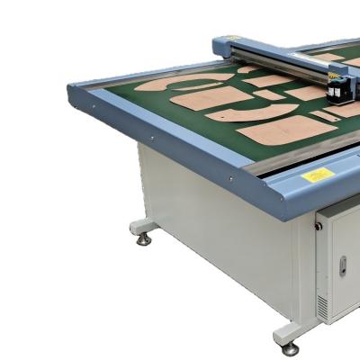 China 1500x1000mm Print Dimension Fiberboard CNC Corrugated Paper Box Cutting Machine Automatic Flatbed Cutter Plotter for sale