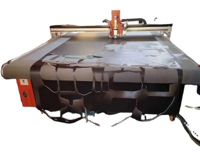 China 1625 CNC Cutting Machine with Big Power Round Knife for Fabric and Textile 2500x1800mm Cutting Scope and 35mm Thickness for sale