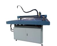 China 1500x900mm Flatbed Cutting Plotter for PVC Board with 500-1800mm/s Cutting Speed for sale