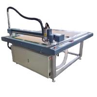 China 400 KG Weight Flatbed Template Cutter with 1500x1200mm Cutting Scope for Multi-Layer Nonwoven Fabric Cutting for sale