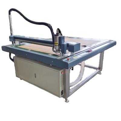 China 400 KG Weight Flatbed Template Cutter with 1500x1200mm Cutting Scope for Multi-Layer Nonwoven Fabric Cutting for sale