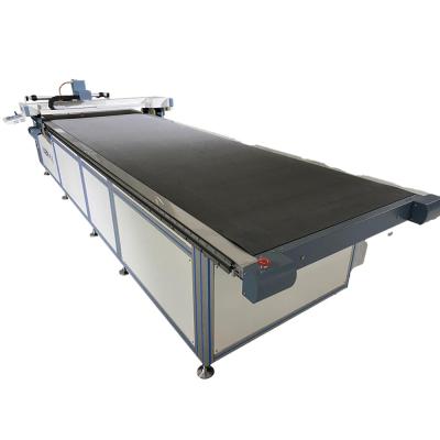 China Auto Feeding Fabric Cutting Machine with 2500x1800mm Cutting Scope and 3.5KW Power CAD Cutting Machine for sale