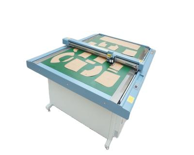 China KAEMI 1200x900mm Flatbed Cutter Plotter with HP45 Ink Box and 1200mm/s Cutting Speed for Garment Paper Pattern for sale