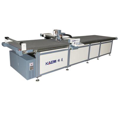China Auto Fabric Cutting Machine with All Aluminum Countertops Blue Frame Silver Case and 2500x1800mm Cutting Scope for sale