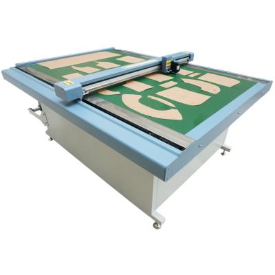 China 1500x900mm Flatbed Cutter Plotter with Dual Ink Cartridges for Fast Printing and Garment Paper Pattern Cutting for sale