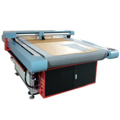 China Universal HP45 Ink Cartridge Flatbed Cutter Plotter with 1400x1000mm Cutting Scope and Automatic Feeder for sale