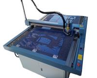 China Advanced PVC Template Cutter Machine with 6mm Cutting Thickness 1500x900mm Scope and 500-1800mm/s Speed for sale