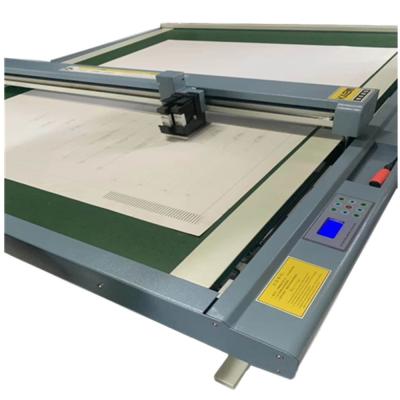 China Flatbed Cutter Plotter Inkjet Cutting Machine with 1500x1200mm Cutting Scope 80-120 m2/h Speed and HP45 Ink Box for sale