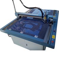 China Big Format Flatbed Template Cutter with 400KG Weight 1500x900mm Cutting Scope and Pen Cutter for sale