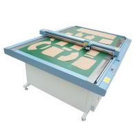 China 1500x1200mm Flatbed Cutter Plotter with Tungsten Steel Blade and HP45 Ink Box for CAD Paper Pattern Cutting for sale
