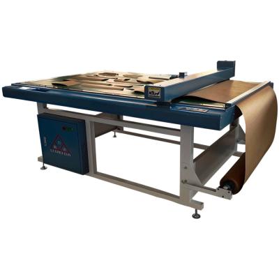 China Flatbed Inkjet Cutter with 1200mm/s Cutting Speed HP45 Ink Box and 1500x900mm Cutting Scope for Garment Patterns for sale